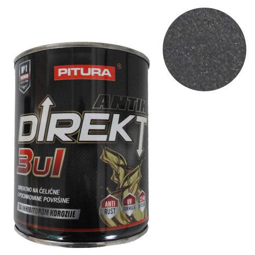 PITURA Antik Direkt 3u1 — antikorozivni emajl, crna