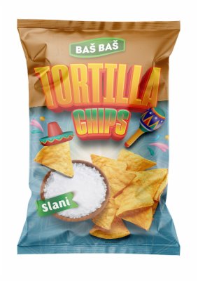 ČIPS TORTILJA SLANI BAŠ BAŠ 125G