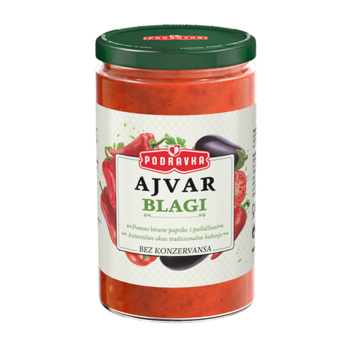 Podravka ajvar blagi 350g