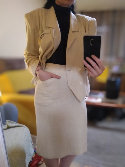 100% SIROVA SVILA *ELEGANT* Komplet%%%