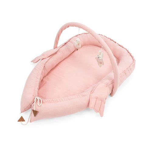 Hanah Home krevetac za bebe Babynest, roze