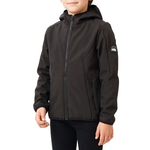 Copperminer softshell jakna Noah za dečake, crna