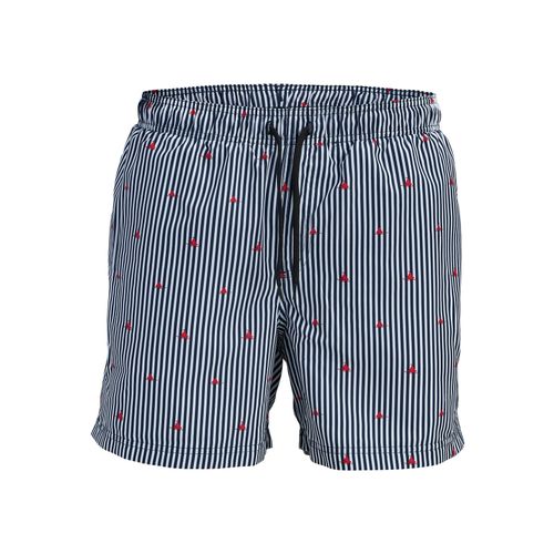 JJ Rebel by Jack & Jones kupaći šorc Hawaii Print za muškarce, teget-beli, S