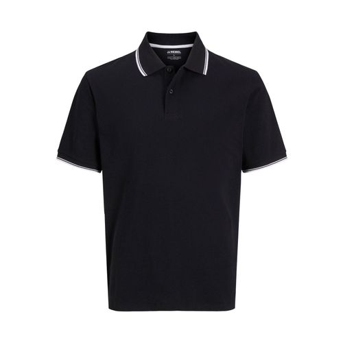JJ Rebel by Jack & Jones polo majica Zell za muškarce, crna, L