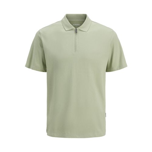 JJ Rebel by Jack & Jones polo majica Reeze sa rajsferšlusom za muškarce, svetlozelena, M
