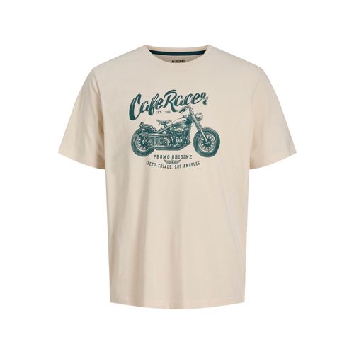 JJ Rebel by Jack & Jones majica Matheo za muškarce, krem, XL