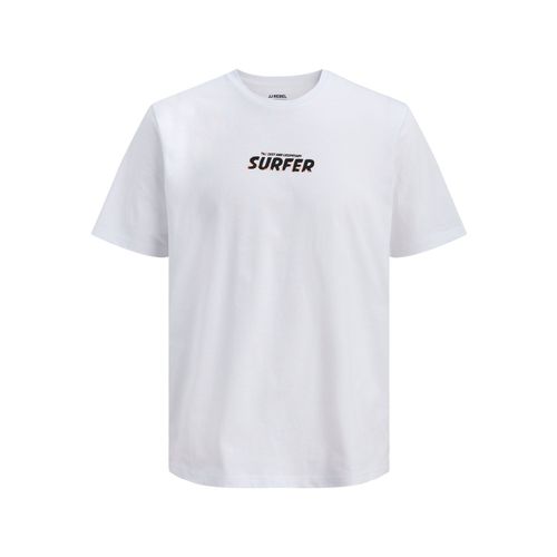 JJ Rebel by Jack & Jones majica Asher sa surf printom za muškarce, bela, L