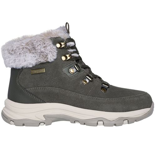 Skechers zimske čizme Trego za žene, maslinaste