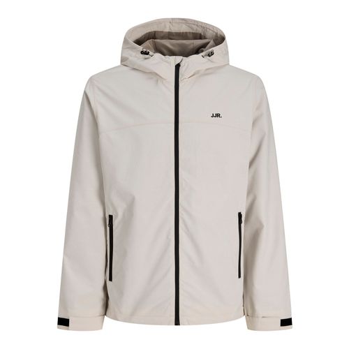 JJ Rebel by Jack & Jones jakna Logo sa kapuljačom za muškarce, bež, S