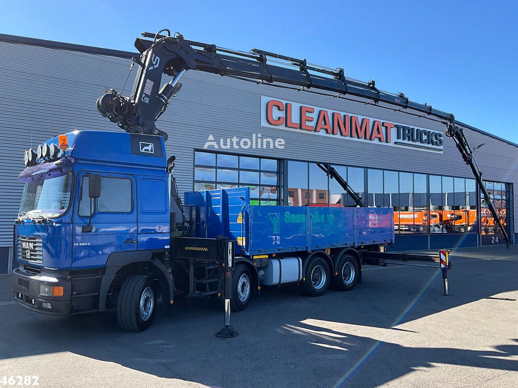 MAN 26.464 DFLC 8x4 Hiab 60 Tonmeter laadkraan + Fly-Jib! Just 336.0 kamion s ravnom platformom