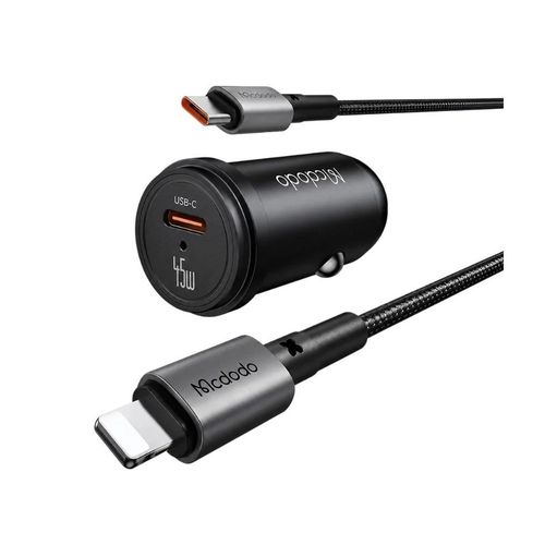 MCDODO CC-7495 SET AUTO PUNJAČ 45W USB-C + KABL 36W TIP-C NA LIGHTNING DUŽINA 1,2m