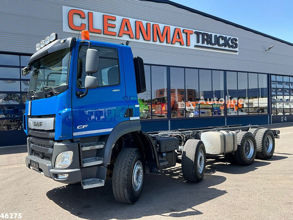 DAF FAD CF 480 8x4 Euro 6 Chassis cabine with PTO kamion šasija