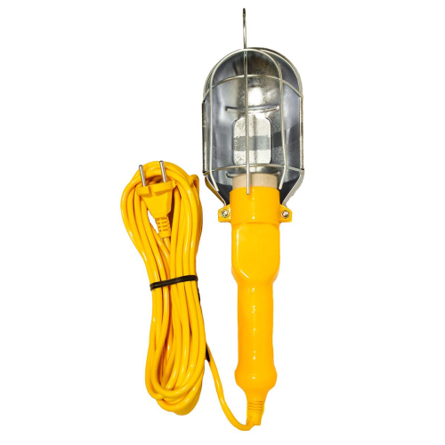 Radionička lampa sa kablom 7 m, narandžasta