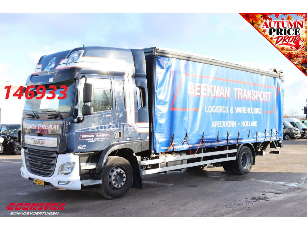 DAF CF 260 SC 4X2 FA ACC Retarder Euro 6 kamion sa klizna zavesa cerada