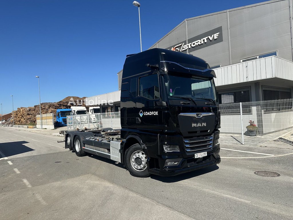 MAN TGX 26.480 vozilo za prevoz kontejnera