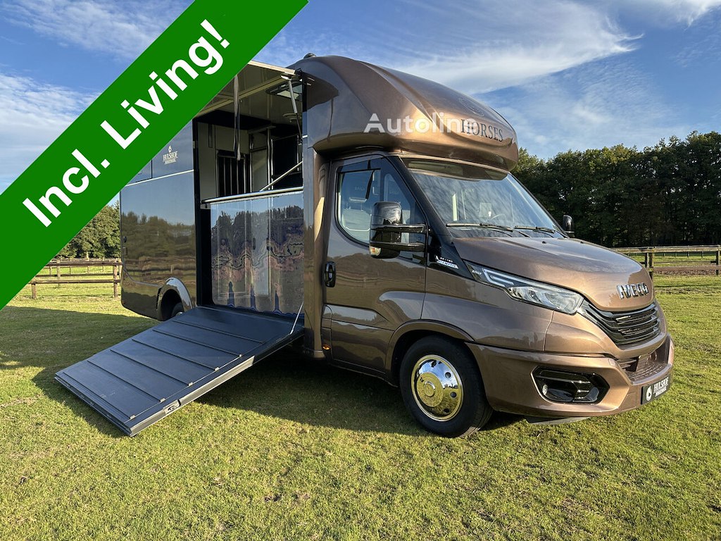 IVECO Daily 2-paards paardenvrachtwagen LIVING vozilo za prevoz konja