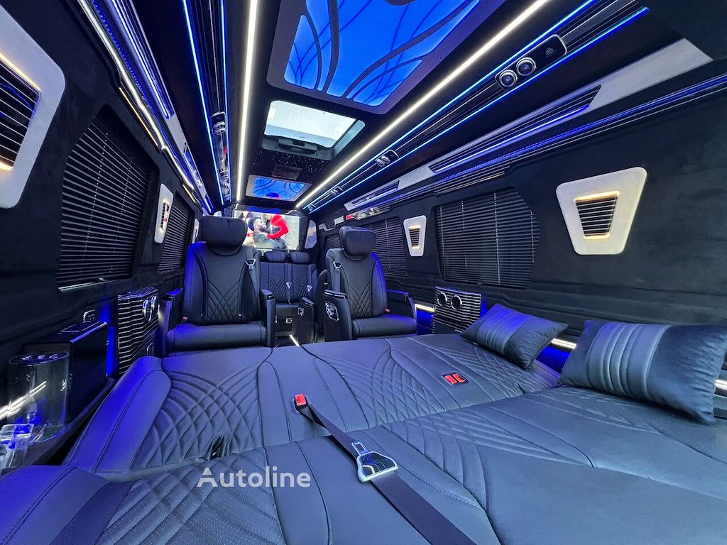 Novi Mercedes-Benz SPRINTER 519 VIP 12+1 SEATS BED FUNCTION 2x TV putnički minibus