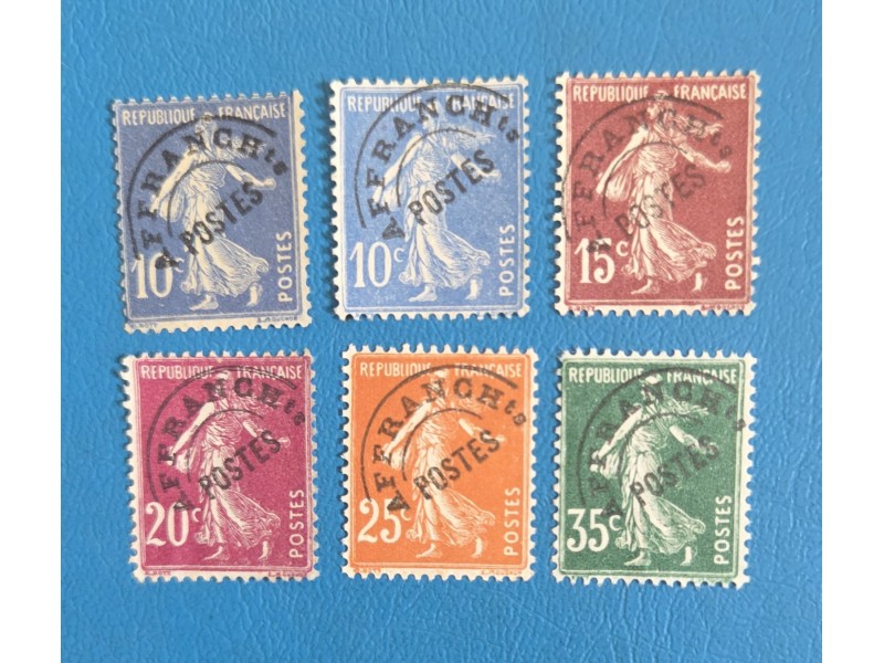 Francuska Precancel lot