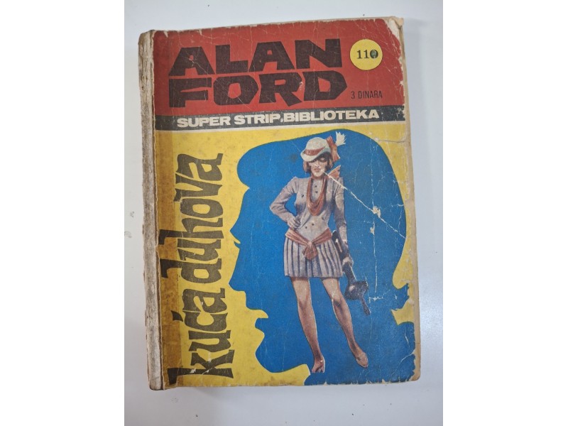 Alan Ford Kuća duhova broj 8 Kartonac Vjesnik