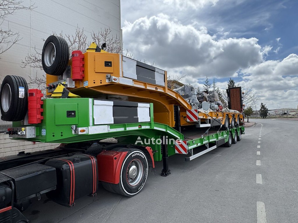 Nova Lowbed- Naczepa niskopodwoziowa – 3-osiowa poluprikolica sa niskom platformom