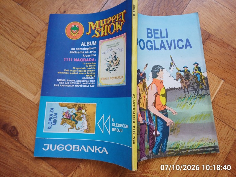 ZLATNA SERIJA BROJ 822, BELI POGLAVICA