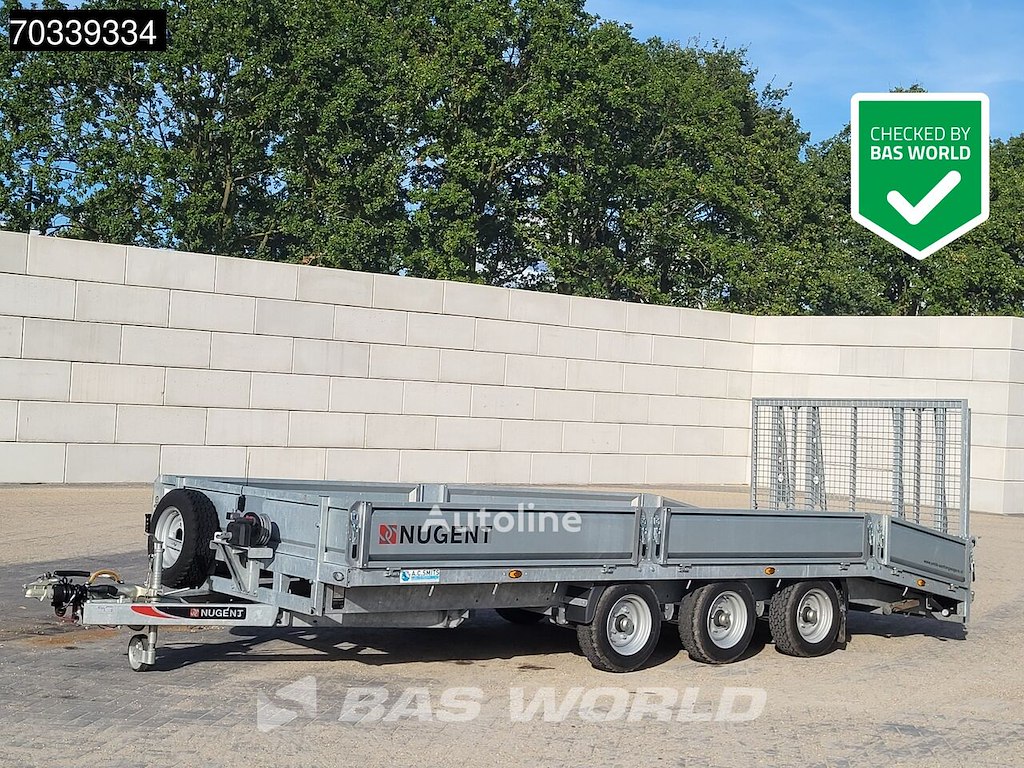 Nugent B5523T 3 axles Open Ramp prikolica autotransportera