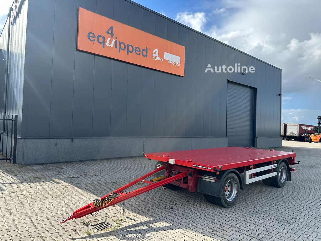 LAG A-2-20 2-axle BALLAST drawbar-trailer / SAF + drum / NL-trailer prikolica platforma