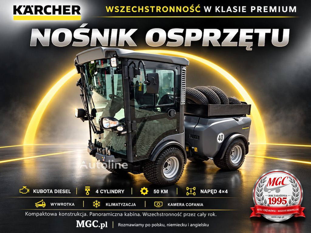 Kärcher MC 130 Adv. Like NEW! univerzalna komunalna mašina
