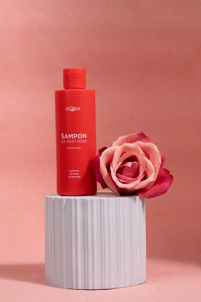 Prirodni šampon za rast kose za suvu kosu 200ml - GLORIA