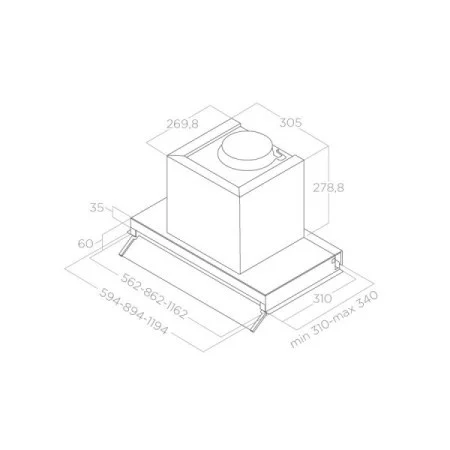 Elica lx/ix/a/90 aspirator boxin