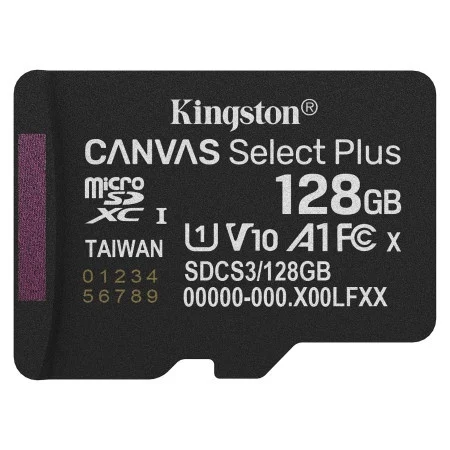 Kingston microSD Canvas Select plus 128GB +SD adapter class10, SDCS3/128GB ( 6735 )
