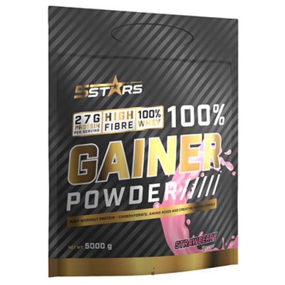 5 STARS Mass Gainer Strawberry 5000g