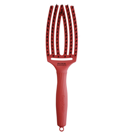 Olivia Garden Finger Brush Red Confidence