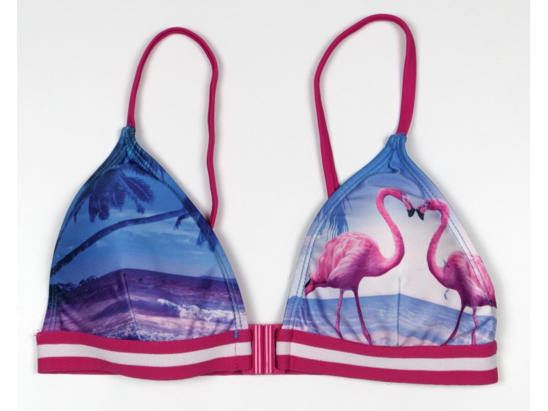 Y.F.K. gornji deo kupaćeg sa flamingosima (146-152)