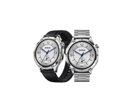 Mibro GT PAMETNI SAT GPS, 1.43'', 2 NARUKVICE, Silver