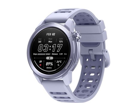 Mibro GS ACTIVE2 PAMETNI SAT GPS, 1.32'', 2 NARUKVICE, Ljubičasti