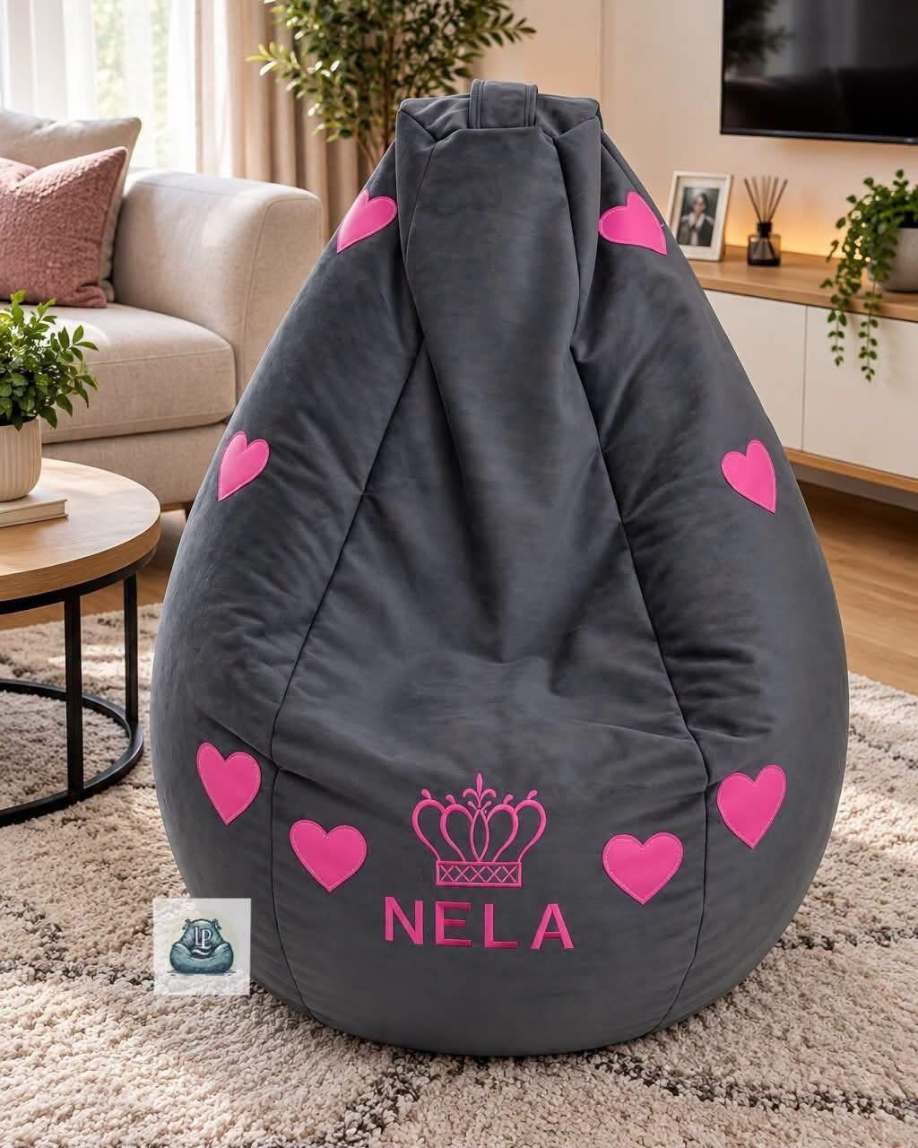 Lazy Bag – mebl pliš - Materijal: mebl pliš, mekan na dodir i