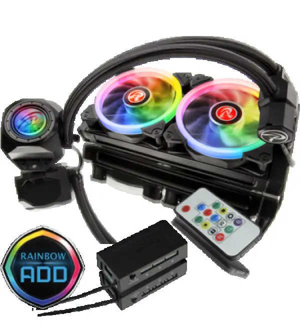 Cooler RAIJINTEK ORCUS 240 RBW - vodeno hladjenje