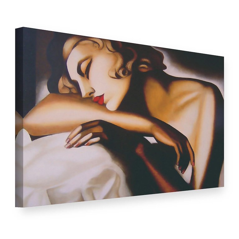 SLIKA NA PLATNU USPAVANA – TAMARA DE LEMPICKA