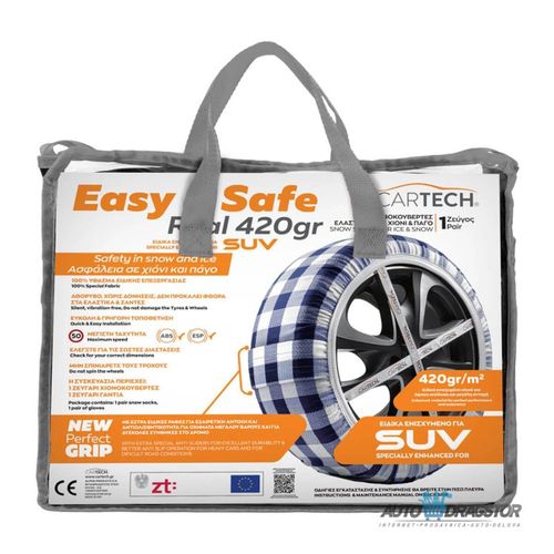 Cartech Easy & Safe Real čarape za sneg 420 g/m² za SUV, veličina R1, par