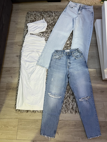 Set ZARA - Haljina i 2 farmerica -zajedno 1500din