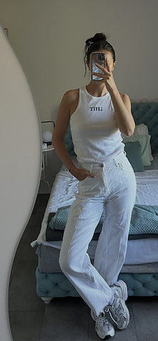 Zara bele farmerke S