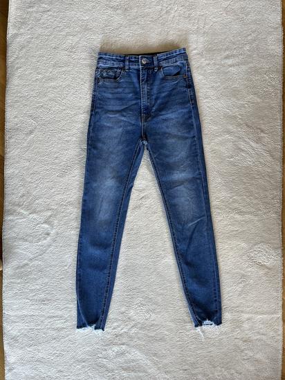 Stradivarius skinny farmerke - elastin