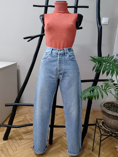 Versace Jeans Couture, vintage duboke farmerke