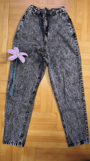 Mom fit farmerice sa zabicom u struku NOVO