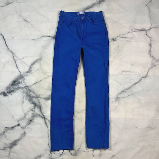 Zara plave tegljive farmerke XS / S