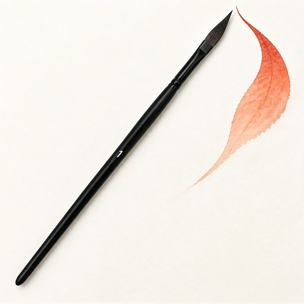 Kosa akvarel četkica sword liner – veličina 1 – 4 – br. 2 kosa četkica (dlaka 2 cm)