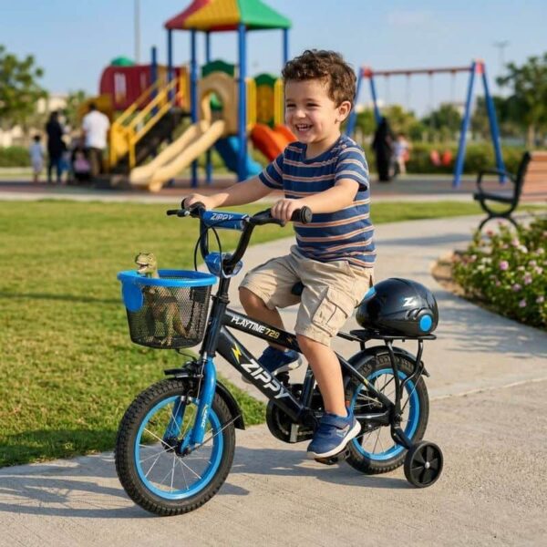 Dečiji bicikl Zippy 12″ plavo-crni, 729-12