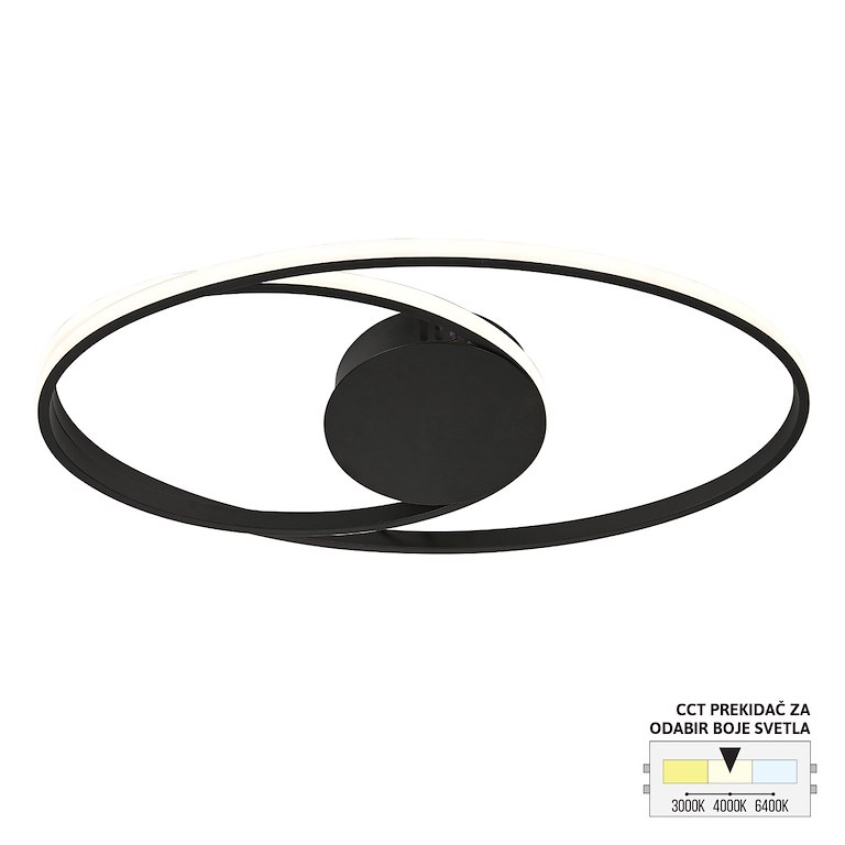 LED plafonska lampa F2109-⁠30C BK CCT