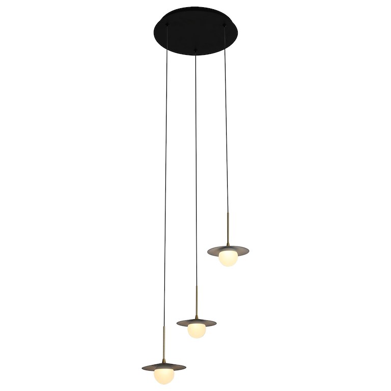 LED viseća lampa F2407-⁠12V BK+SG